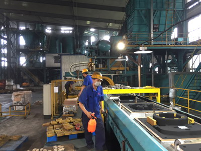 Sand Casting - Large Automatic Static Pressure Molding Line